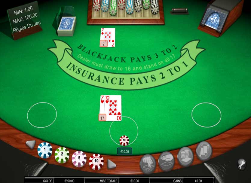 Jouer à BlackjackPro MonteCarlo Multihand - Avis Casinos